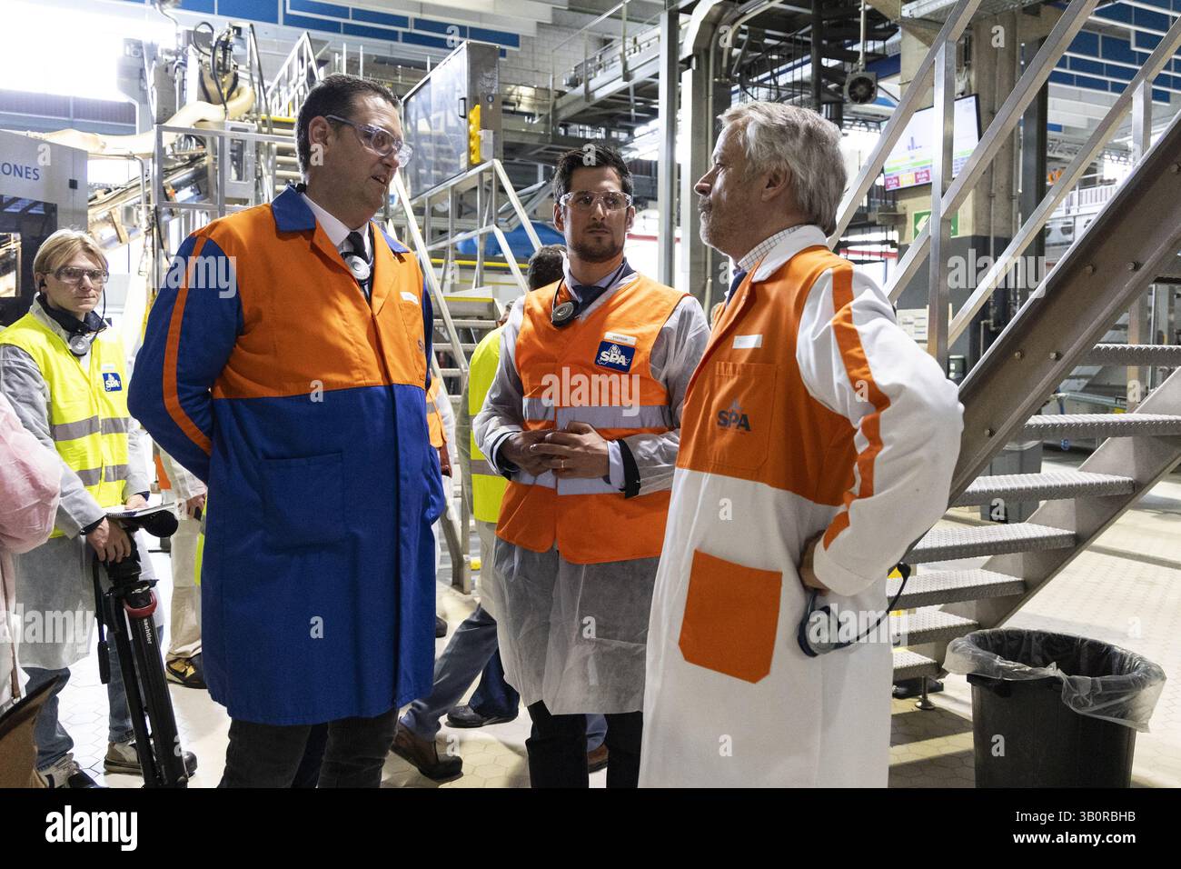Spa, Belgium. 24th Apr, 2025. Amaury Collette, Walloon Minister ...