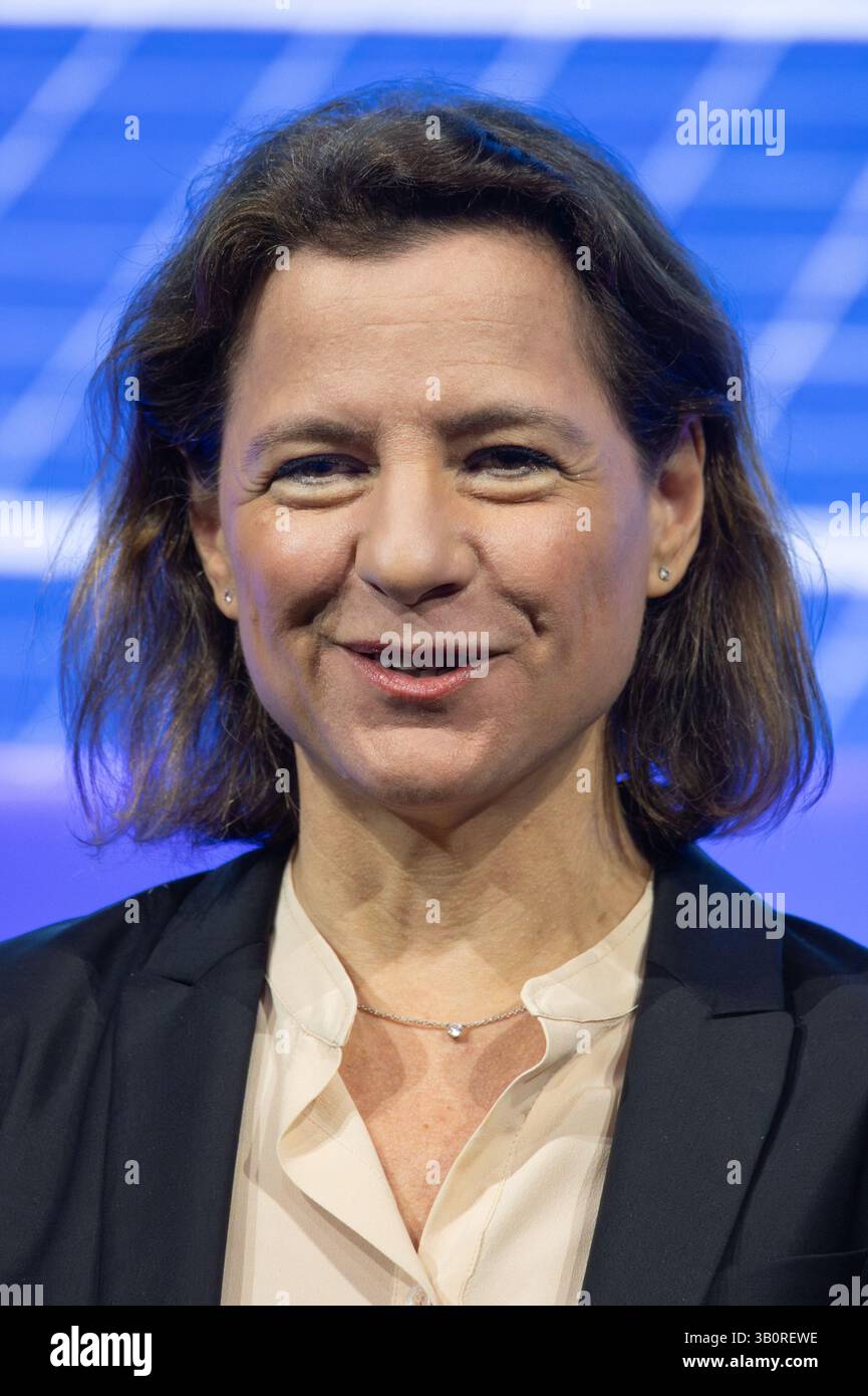 Paris, France. 24th Apr, 2024. Engie CEO Catherine MacGregor and ...