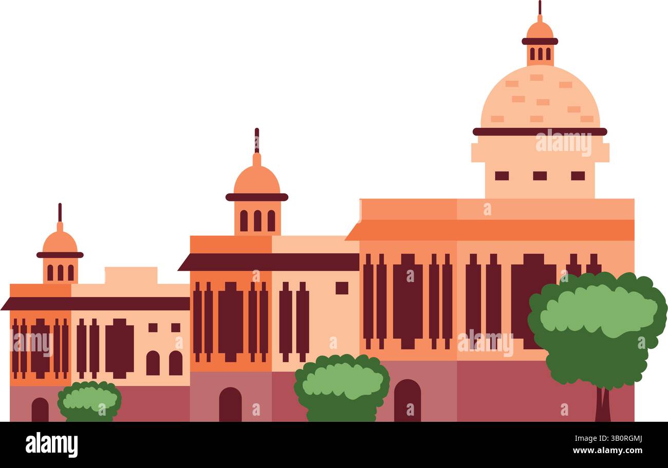 Indian Parliament Heritage Architecture Dome Government Building ...