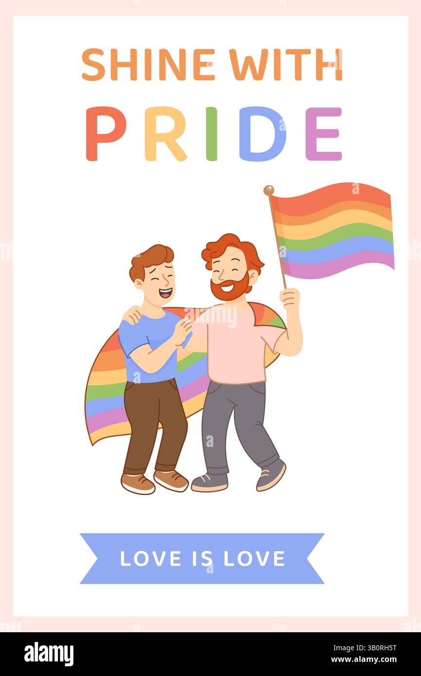 Pride unity parade Stock Vector Images - Alamy