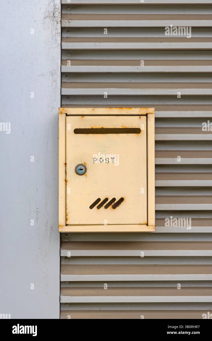 Fence mounted old rusty hi-res stock photography and images - Alamy