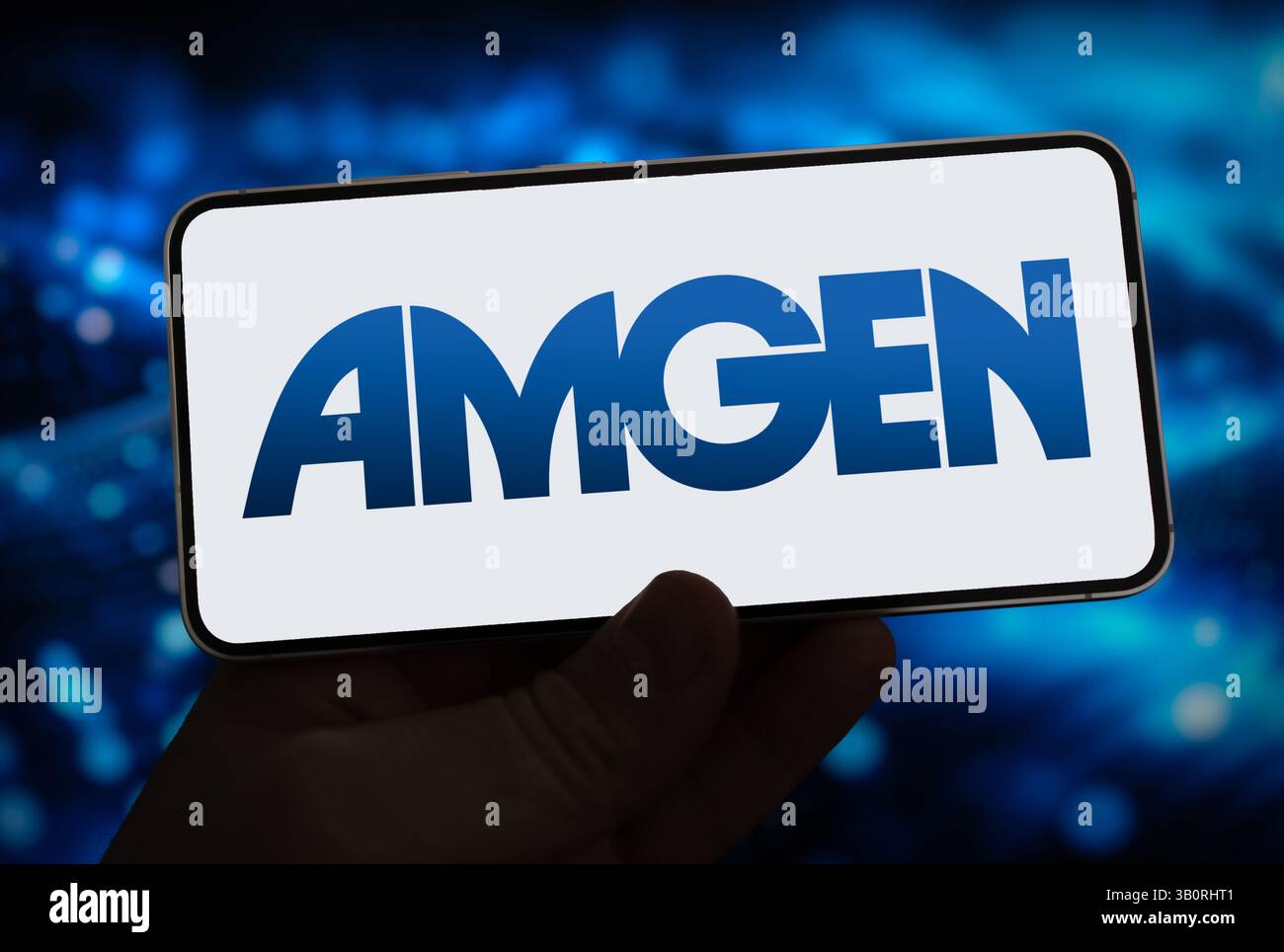 Amgen biopharmaceutical company Stock Photo - Alamy