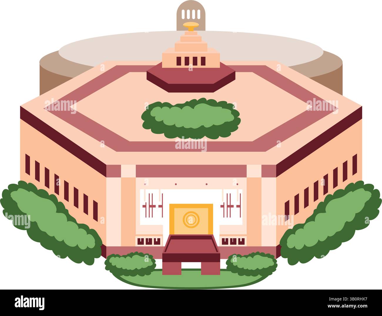 Indian Parliament Government Building Heritage Dome Institutional ...
