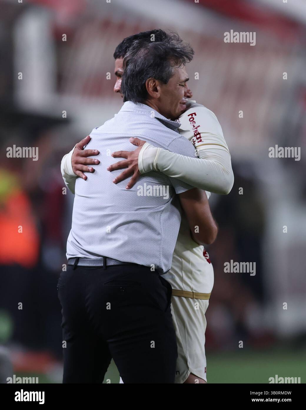 Lima, Peru. 29th Mar, 2025. Fabian Bustos and Jairo Concha of ...
