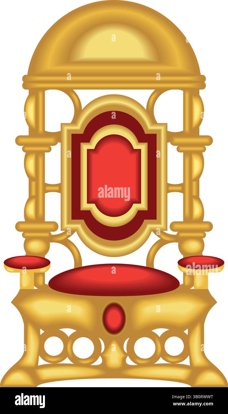 Papal chair Stock Vector Images - Alamy