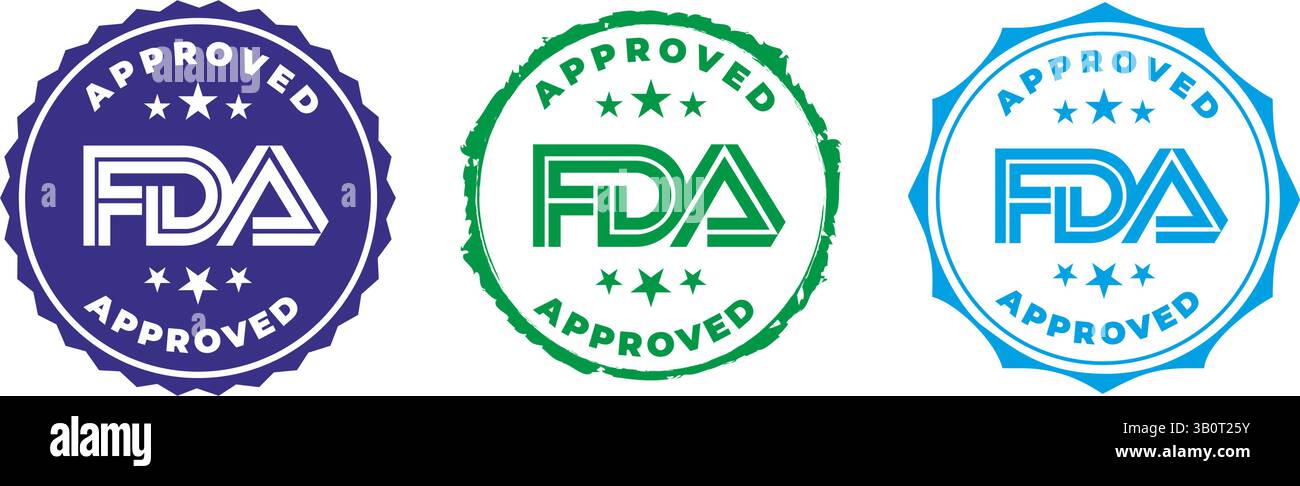 FDA Approved Badge Collection. FDA approved. U.S. Food and Drug ...