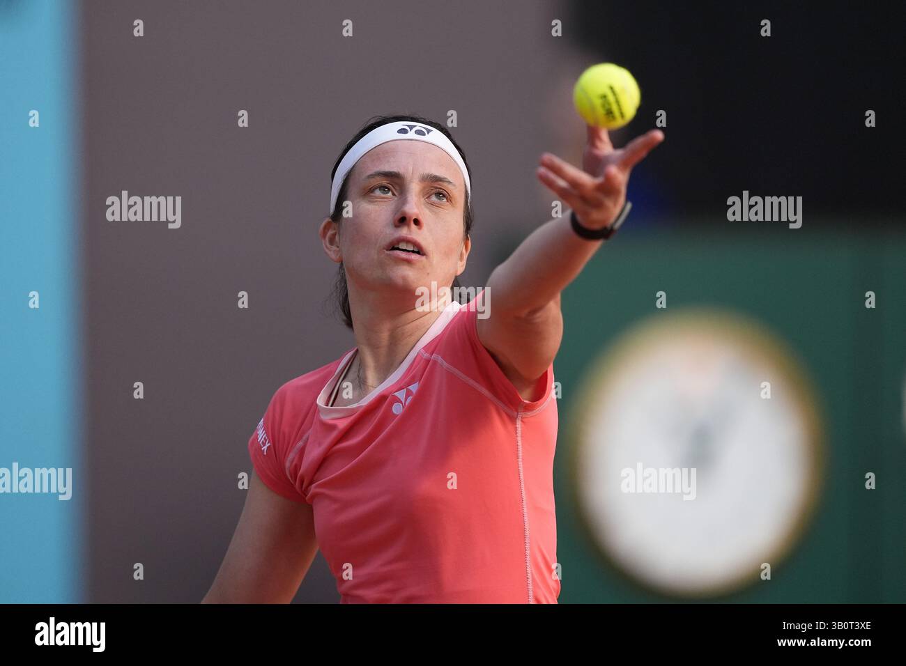 Anastasija Sevastova of Latvia in action against Anastasia ...