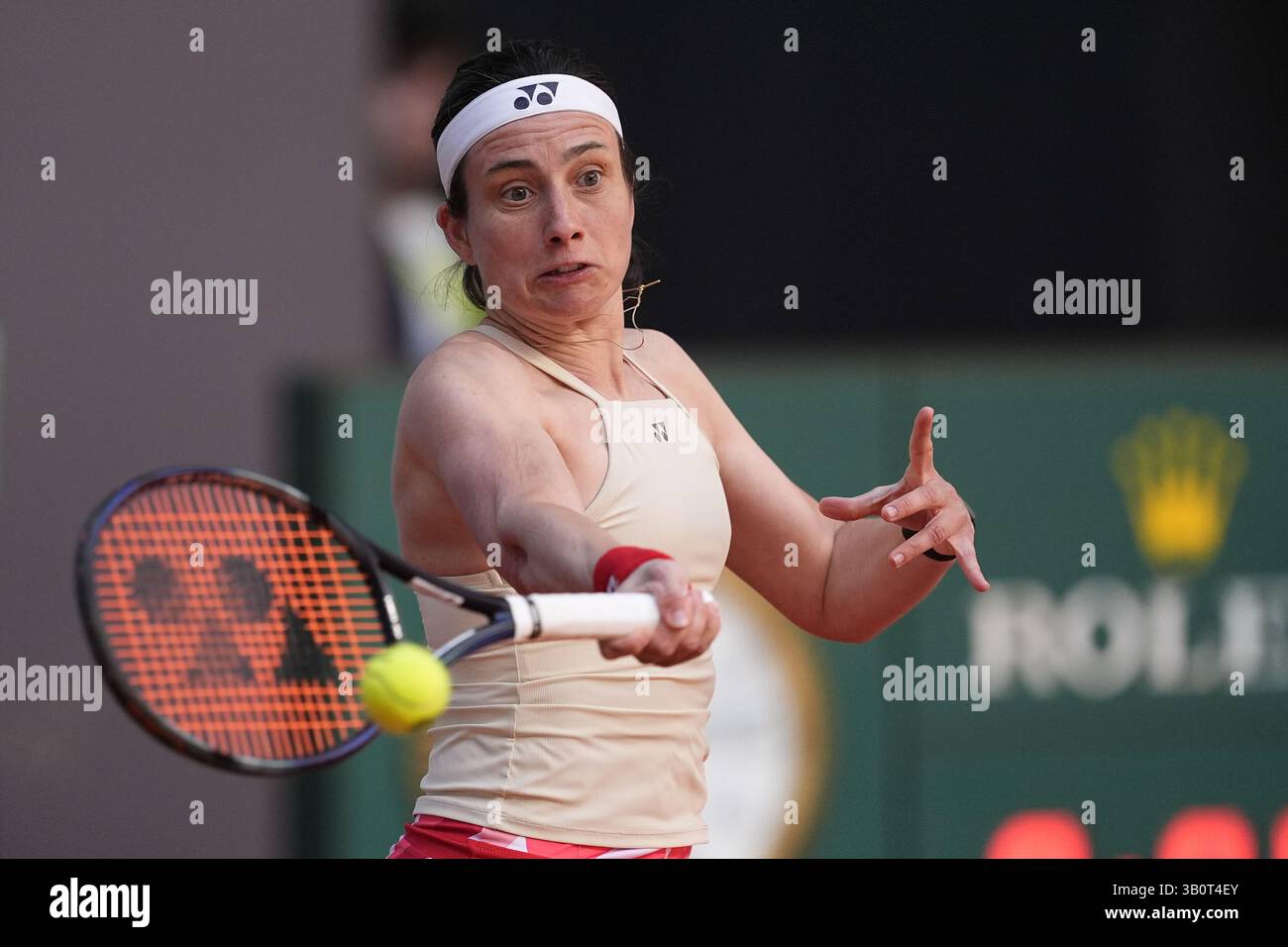 Anastasija Sevastova of Latvia in action against Anastasia ...
