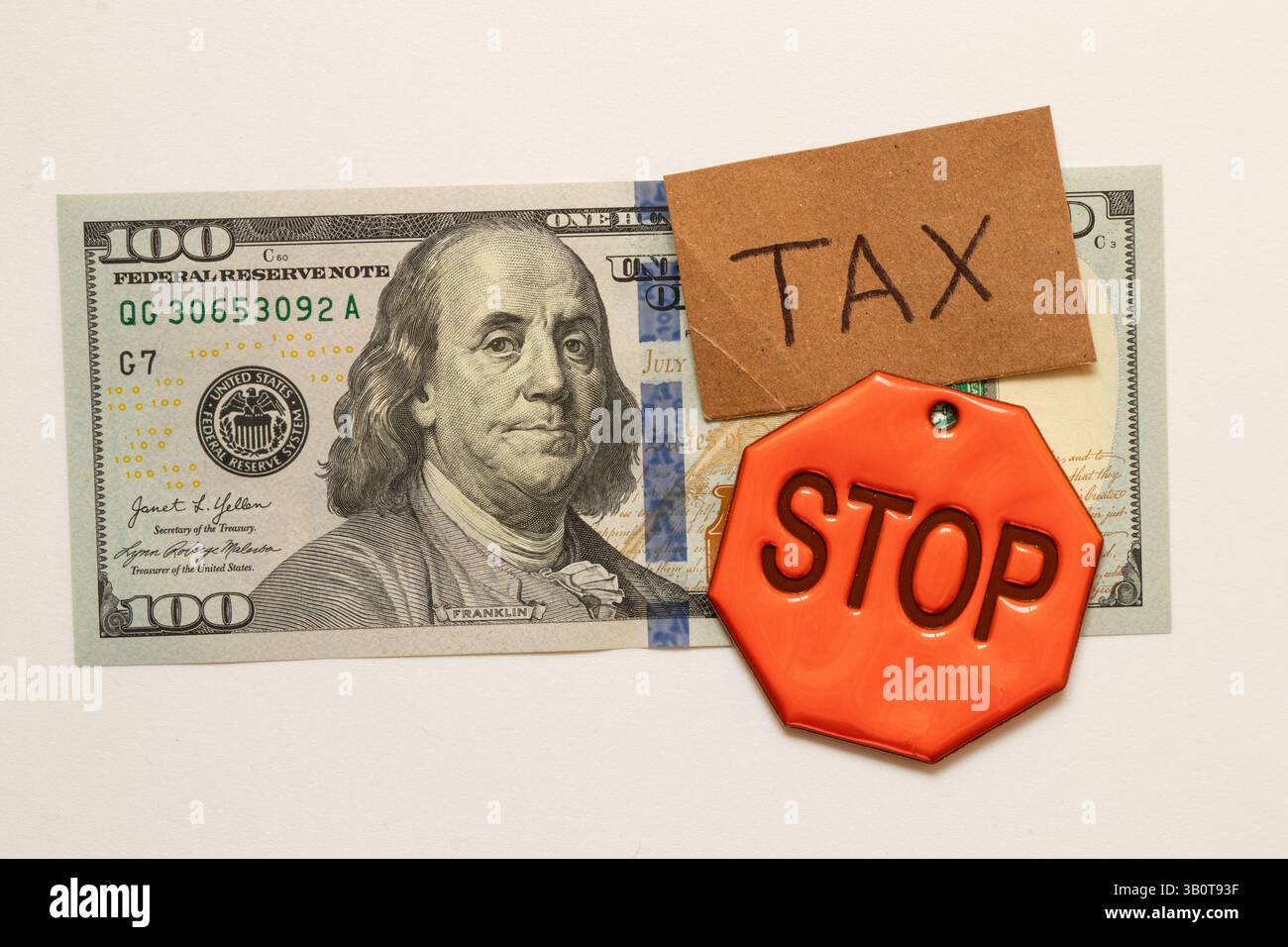 Us dollar red stop hi-res stock photography and images - Alamy