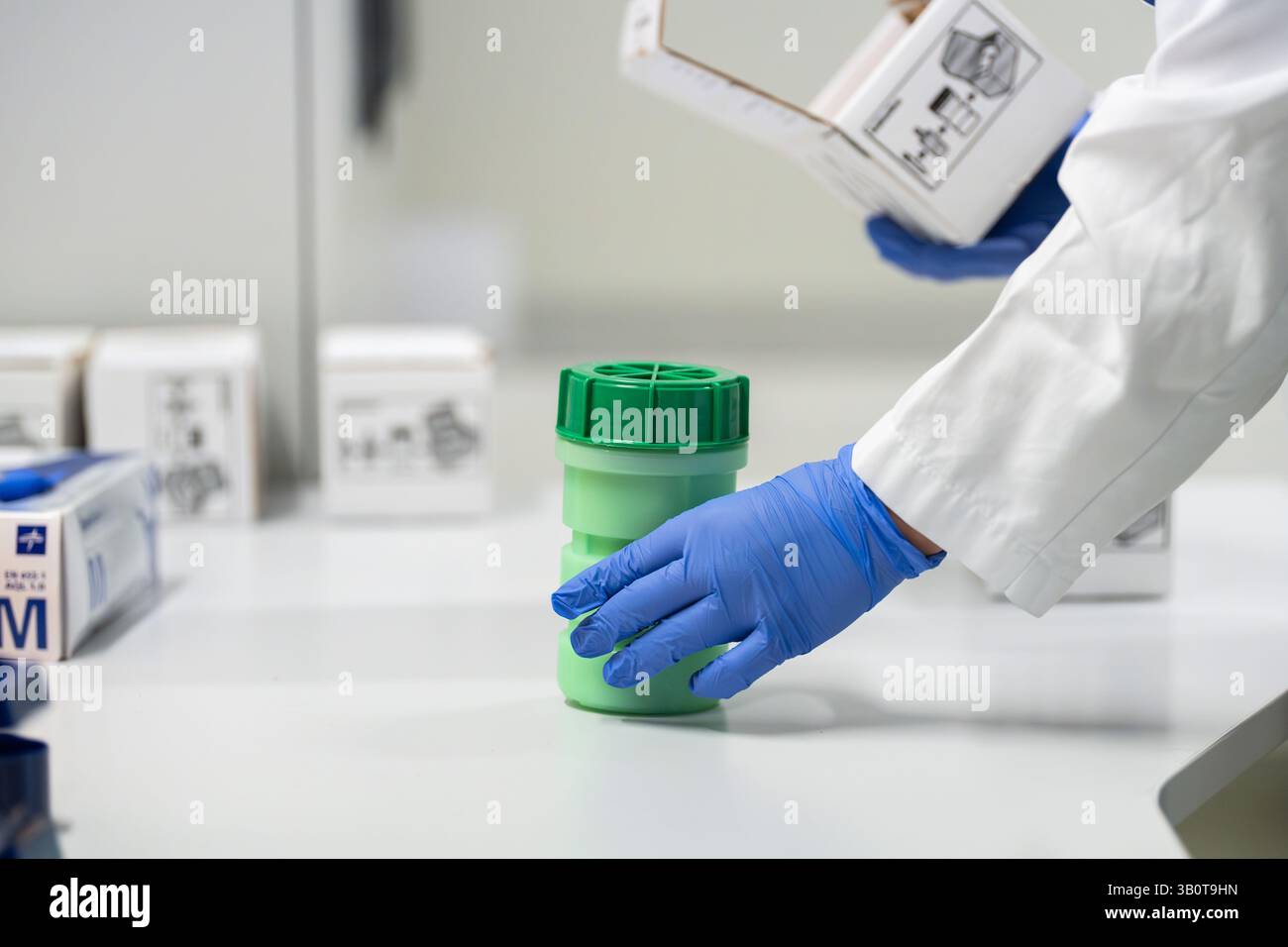 Balingen, Germany. 24th Apr, 2025. Asiye Cal, medical-technical ...