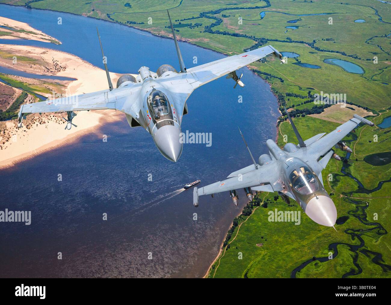 Su-34 is a Soviet-origin Russian twin-engine, twin-seat, all-weather ...