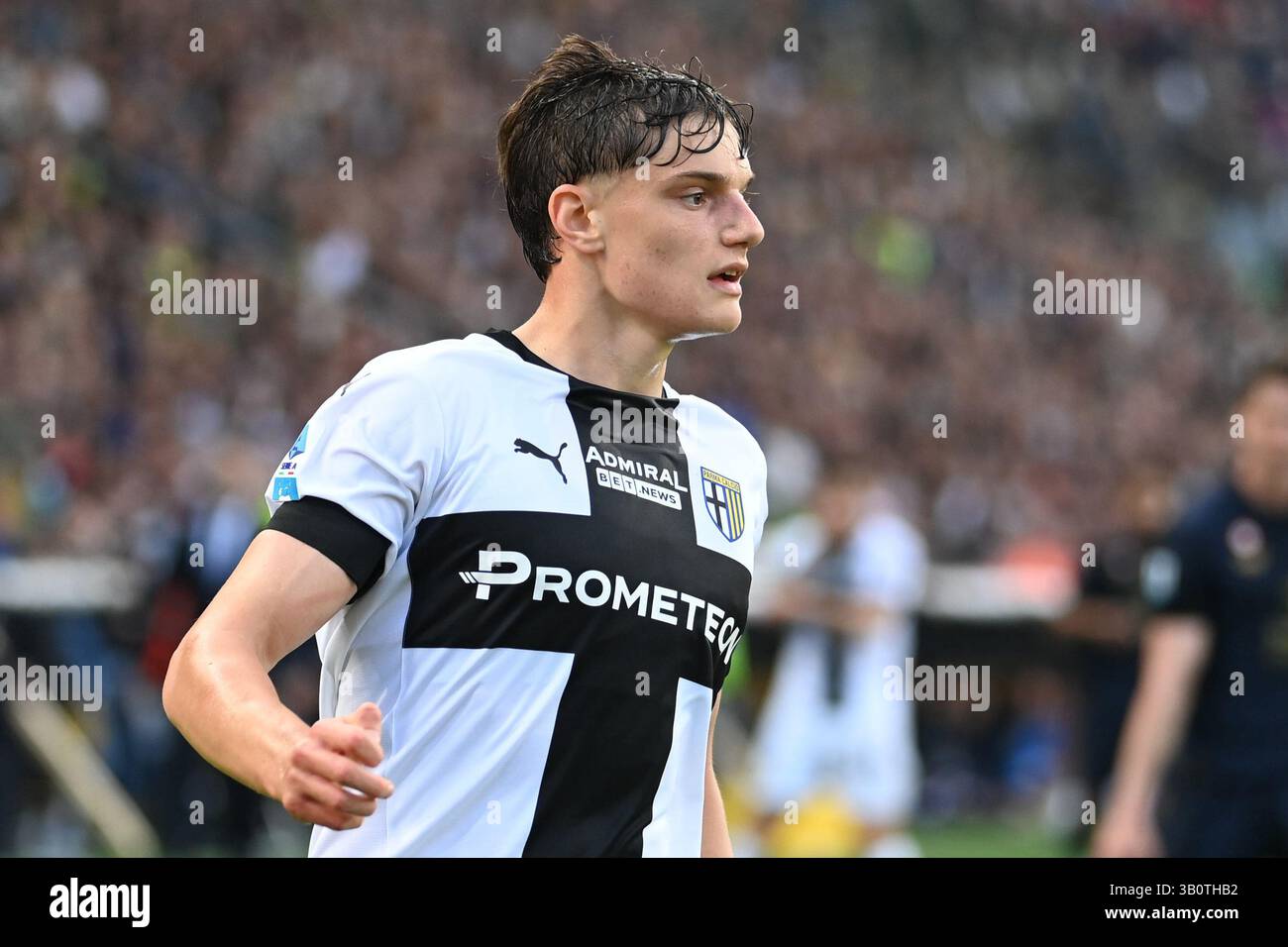 Parma, Italy. 24th Apr, 2025. Giovanni Leoni (Parma Calcio) during ...