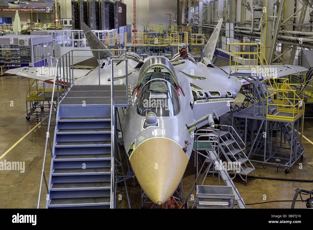 Su-57 is a twin-engine stealth multirole fighter aircraft developed by ...