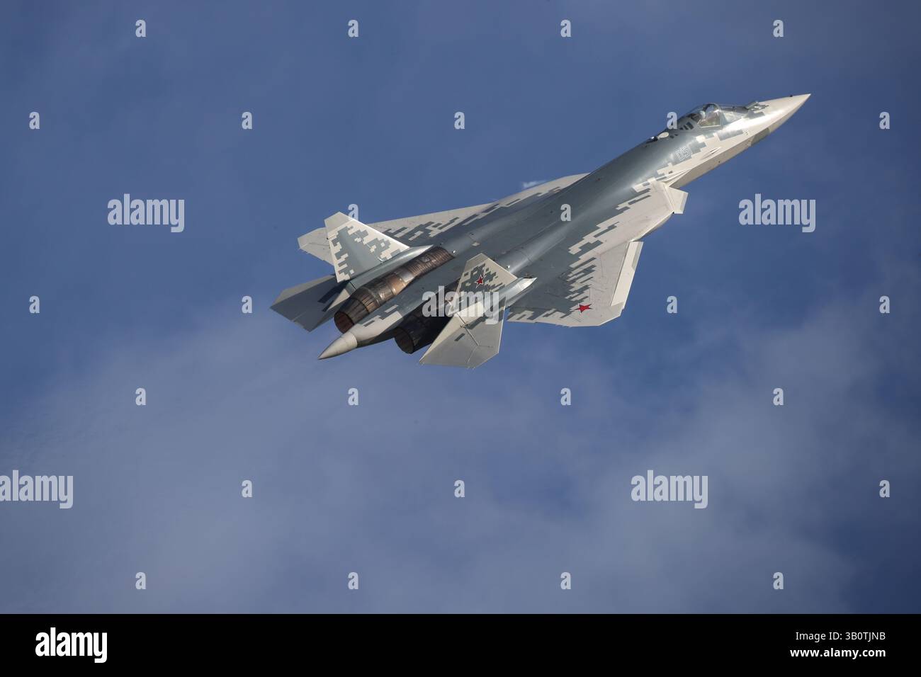 Su-57 is a twin-engine stealth multirole fighter aircraft developed by ...