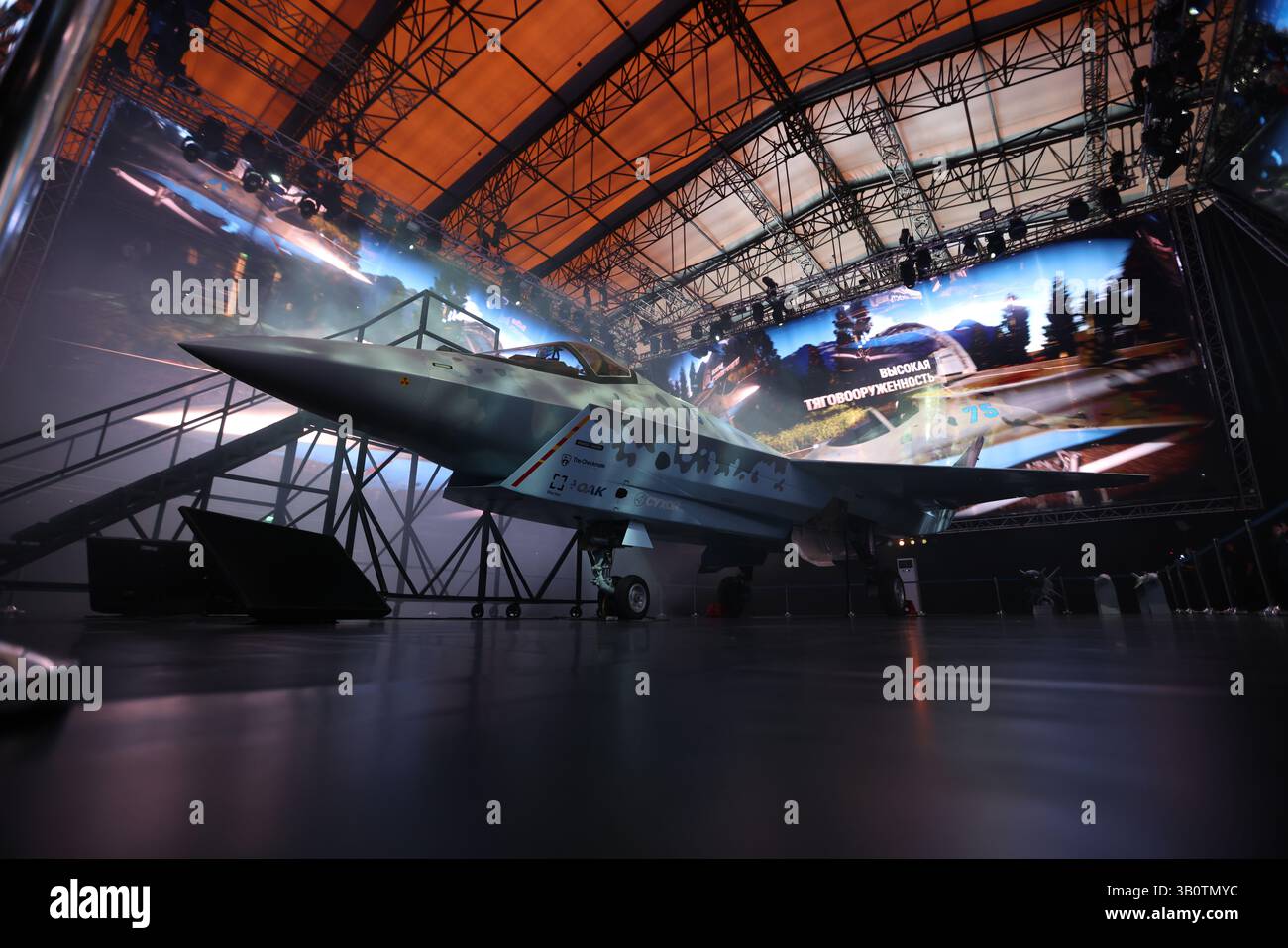 Su-75 Checkmate is a single-engine, stealth fighter aircraft under ...
