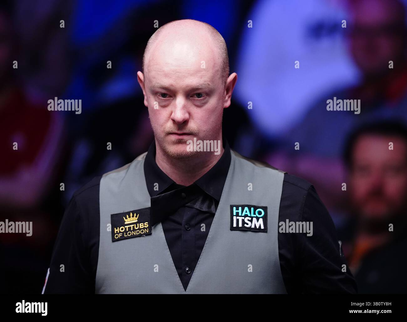 Chris Wakelin during his match with Mark Allen on day six of the Halo ...