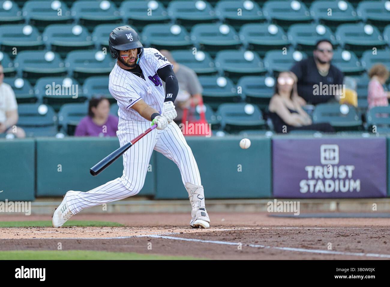 Winston-Salem, NC. USA; Winston-Salem Dash shortstop Arxy Hernandez (23 ...