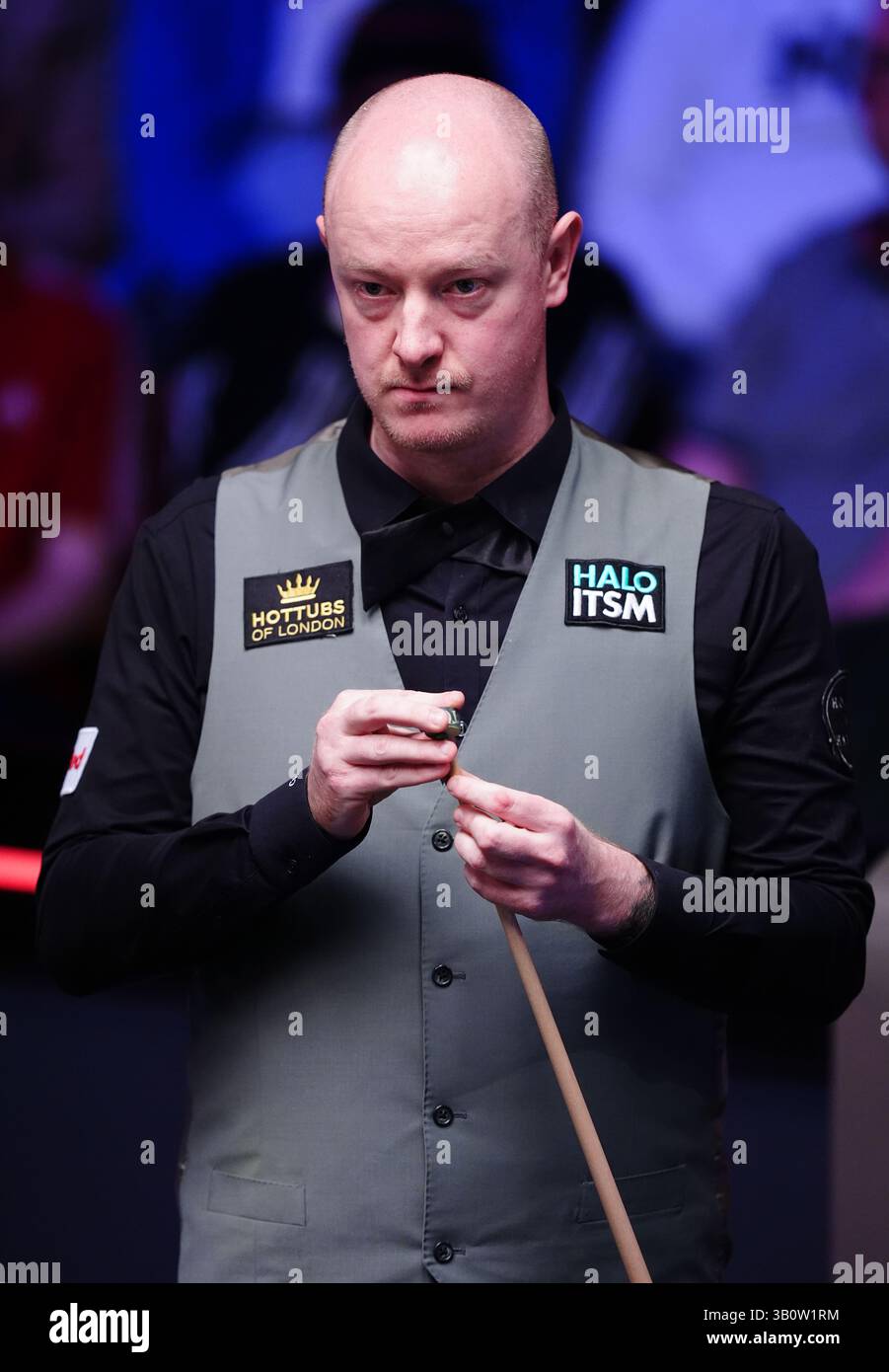 Chris Wakelin during his match with Mark Allen on day six of the Halo ...