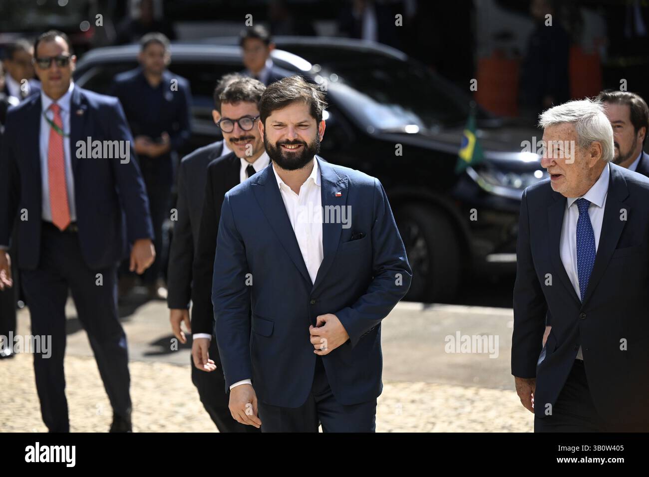 DF - BRASILIA - 04/24/2025 - BRASILIA, GABRIEL BORIC AT UNB - The ...