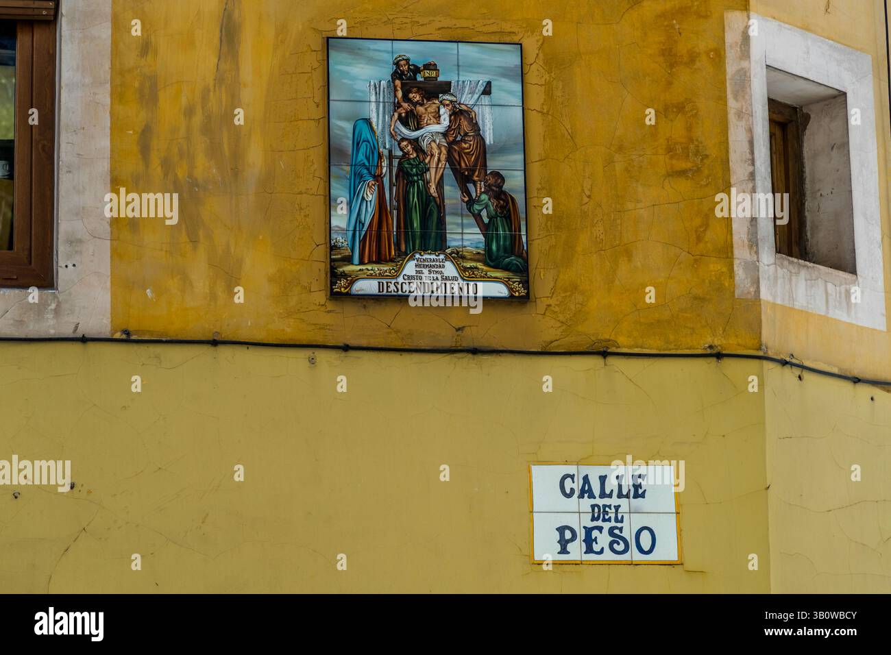 Calle San Juan, Cuenca, Castilla-La Mancha, Spain Stock Photo - Alamy