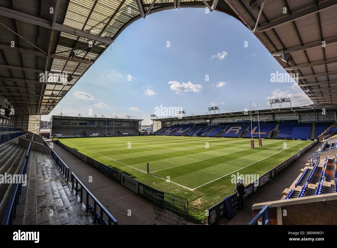 Warrington, UK. 24th Apr, 2025. A general view of Halliwell Jones ...