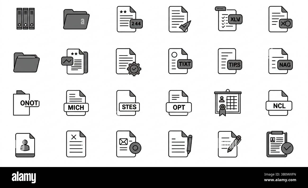 Structured document handling hi-res stock photography and images - Alamy