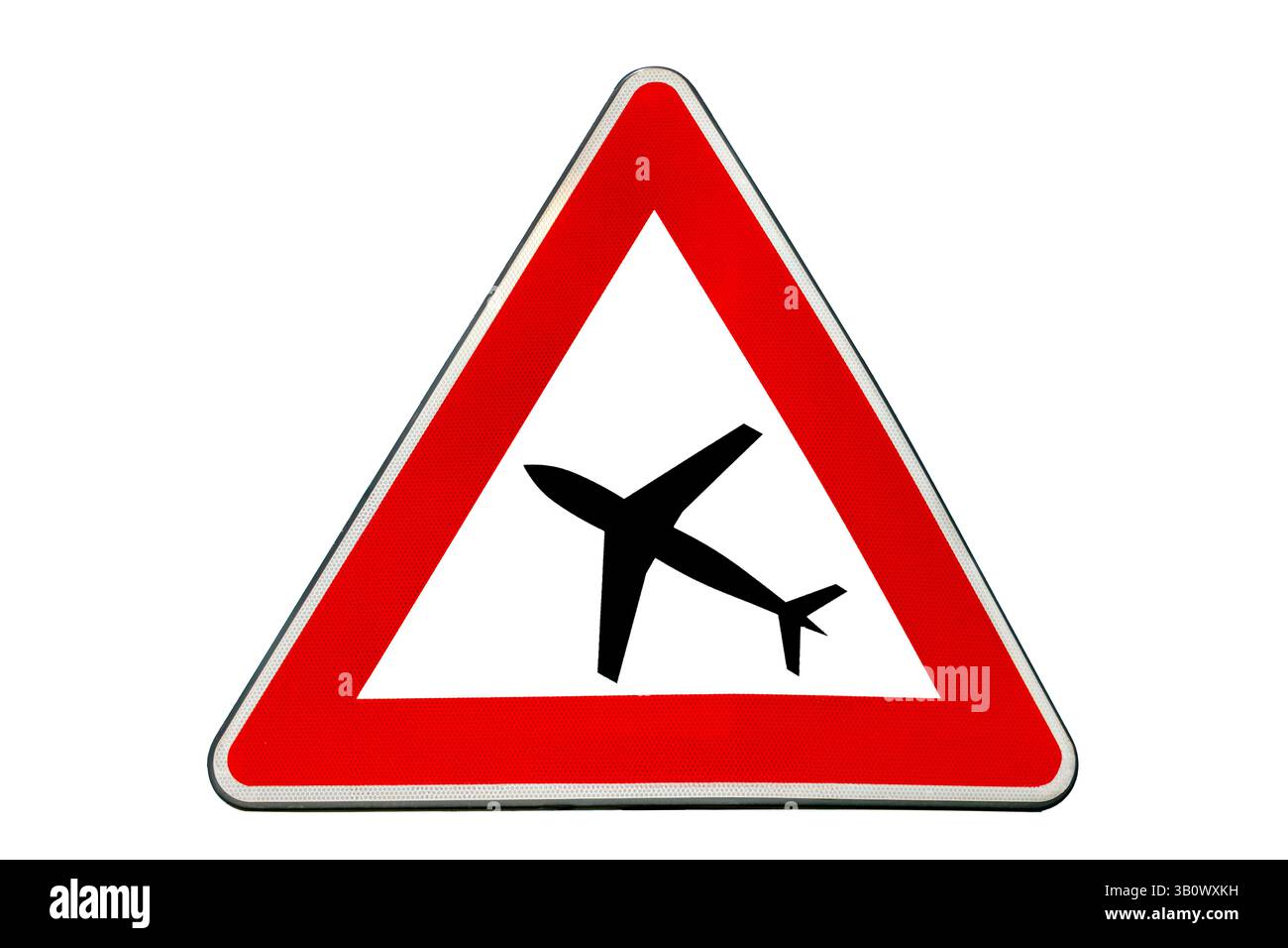 Low aircraft warning sign Cut Out Stock Images & Pictures - Alamy