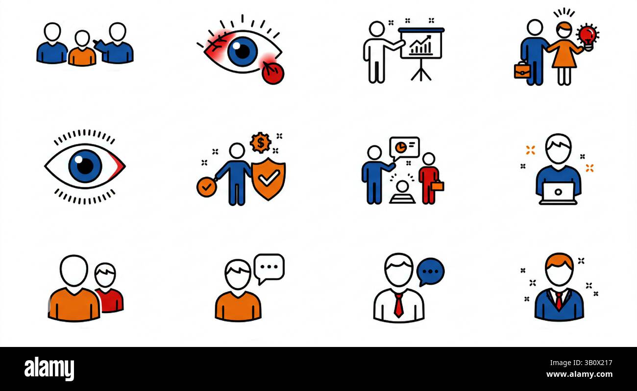 Office hierarchy visuals hi-res stock photography and images - Alamy