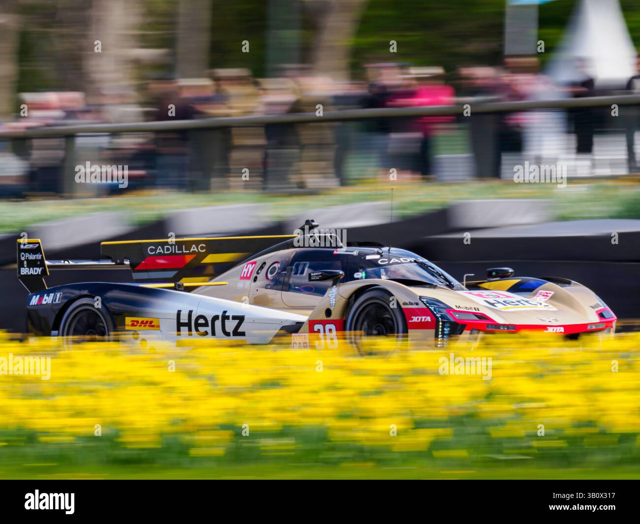 2025 Cadillac Hertz Team JOTA V-Series.R demonstrating their car 82 ...