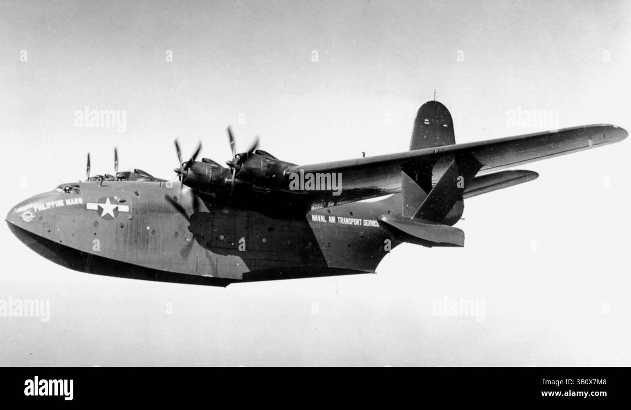 MARIN JRM MARS cargo aircraft about 1946 Stock Photo - Alamy