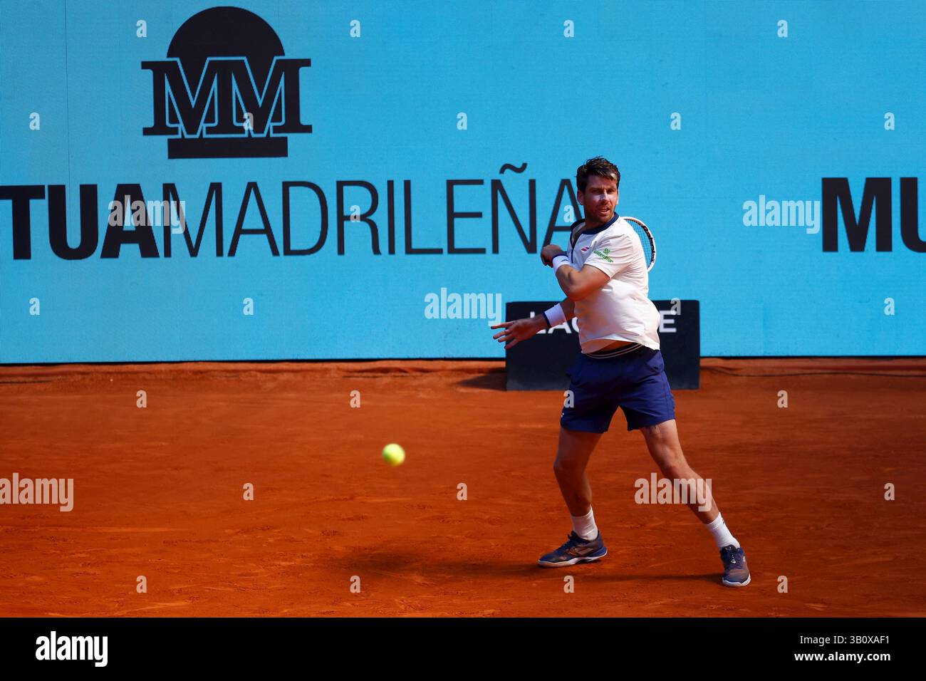 Cameron Norrie of Great Britain plays against Martin Landaluce of Spain ...