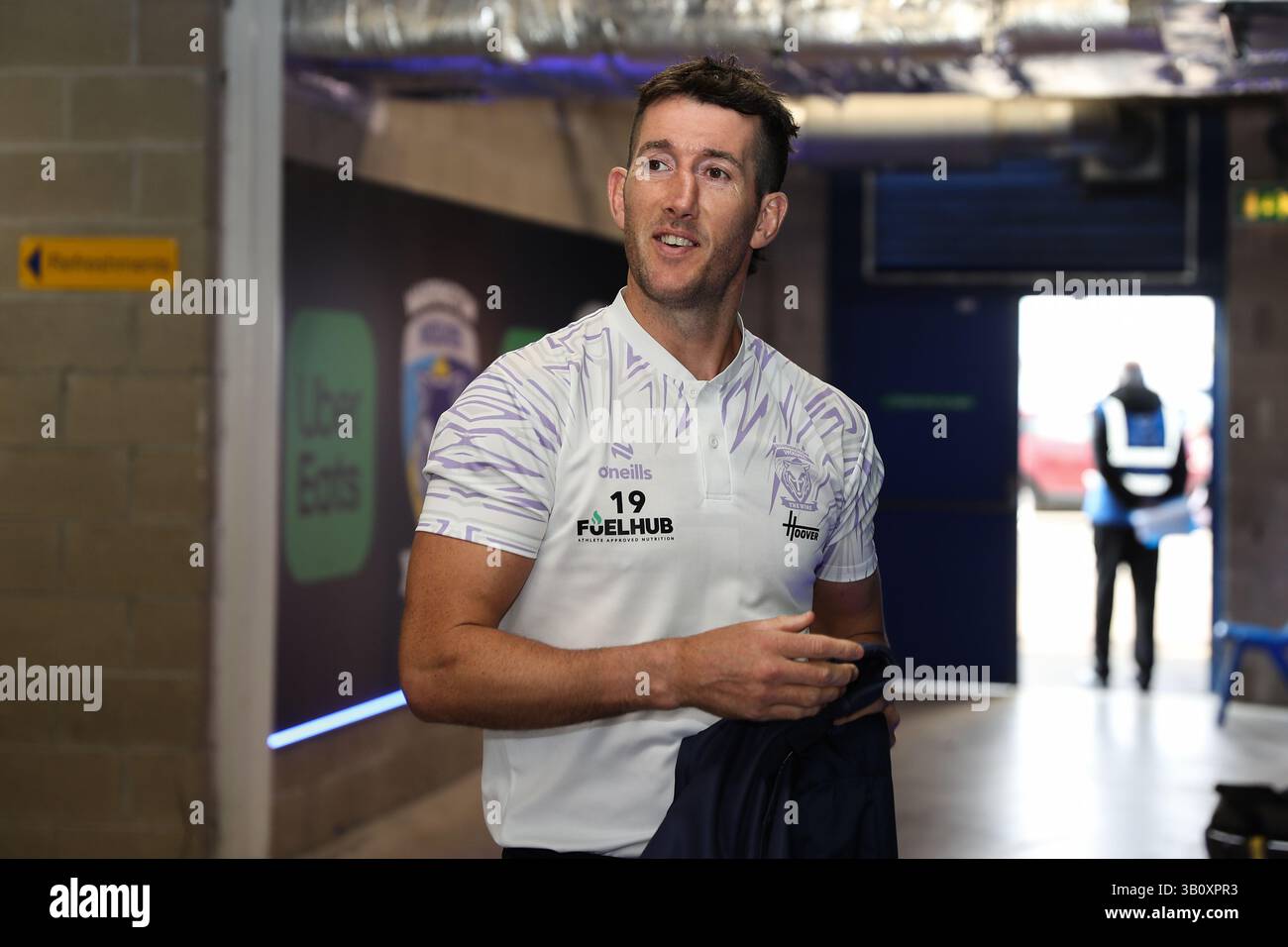 Warrington, UK. 24th Apr, 2025. Stefan Ratchford of Warrington Wolves ...