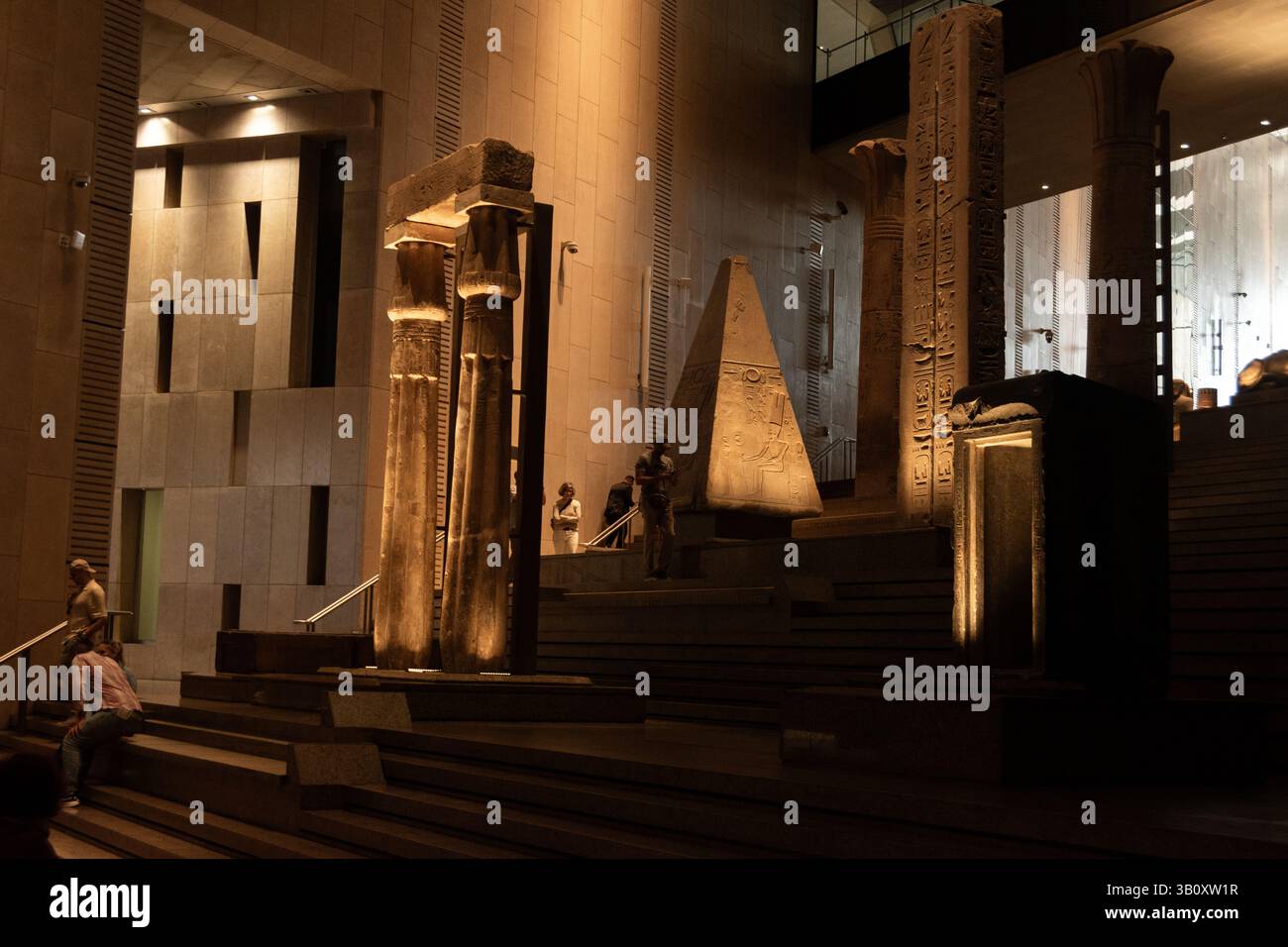 Great Egyptian Museum, Giza, El Cairo, Egypt Stock Photo - Alamy