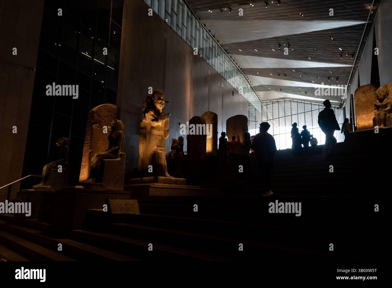 Great Egyptian Museum, Giza, El Cairo, Egypt Stock Photo - Alamy