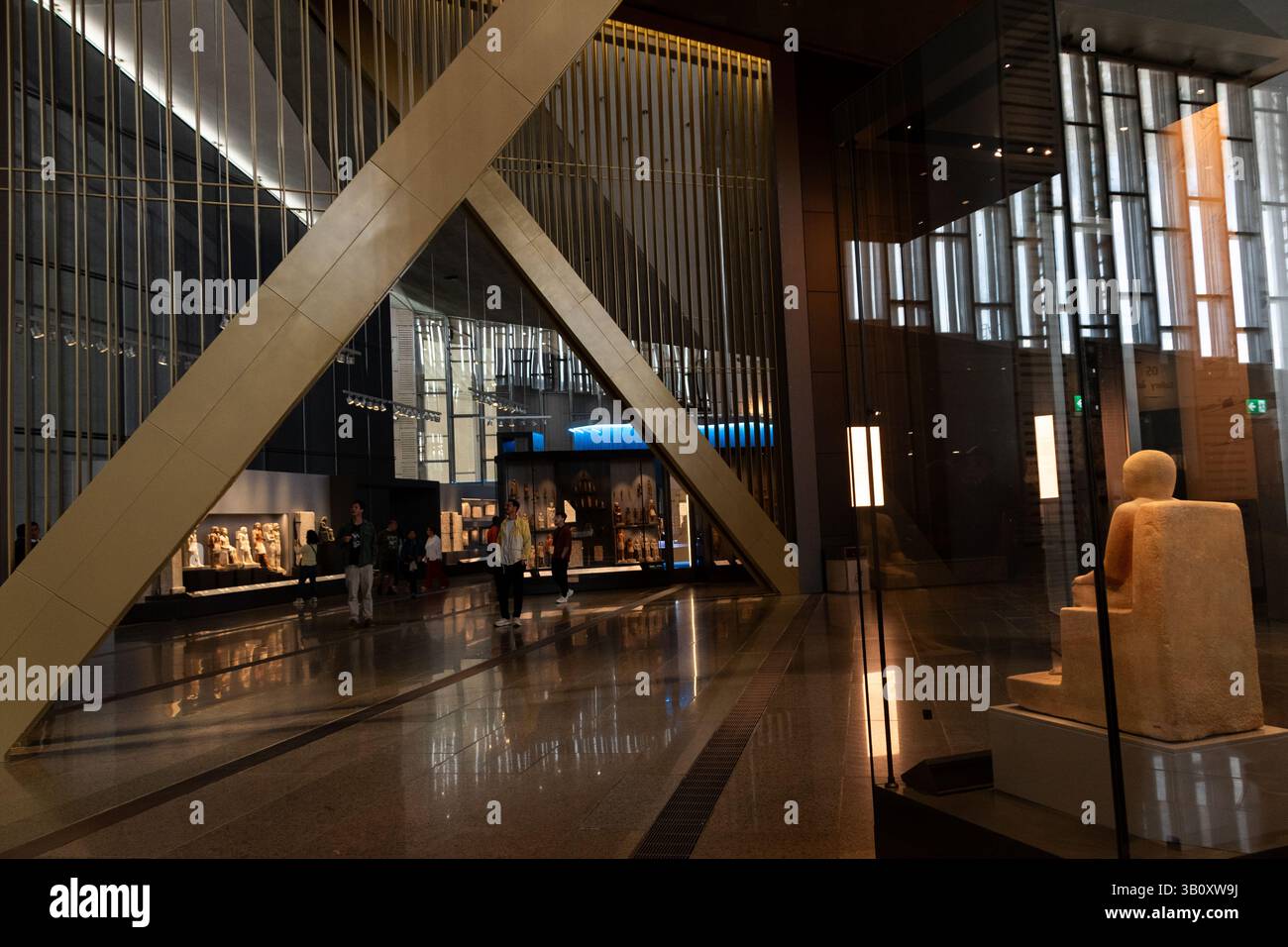 Great Egyptian Museum, Giza, El Cairo, Egypt Stock Photo - Alamy