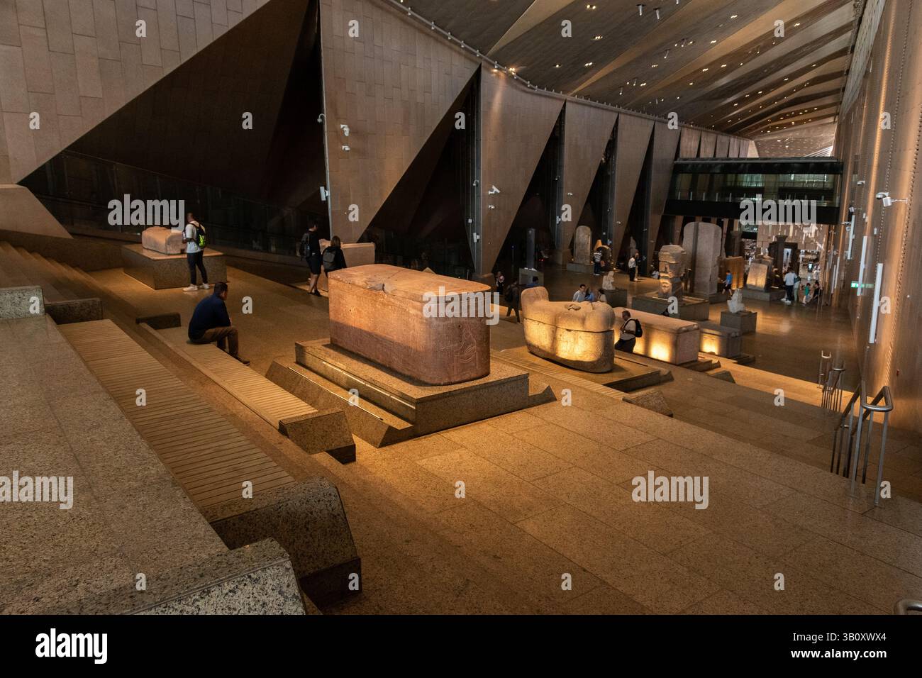 Great Egyptian Museum, Giza, El Cairo, Egypt Stock Photo - Alamy