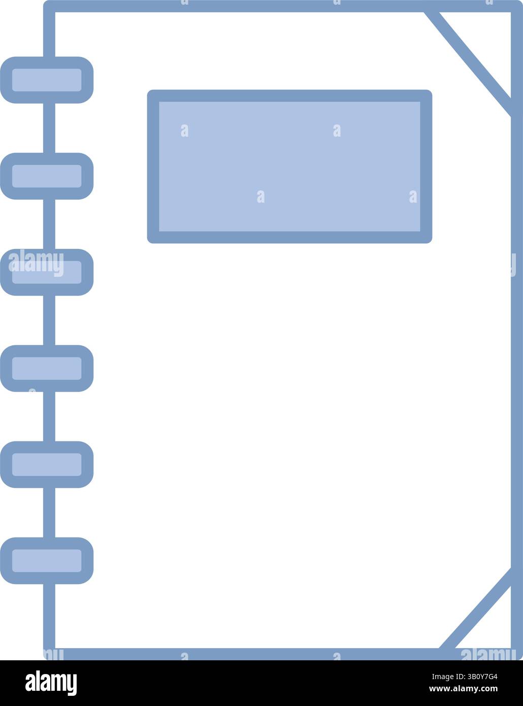 Spiral notebook outline. Vector illustration Stock Vector Image & Art ...