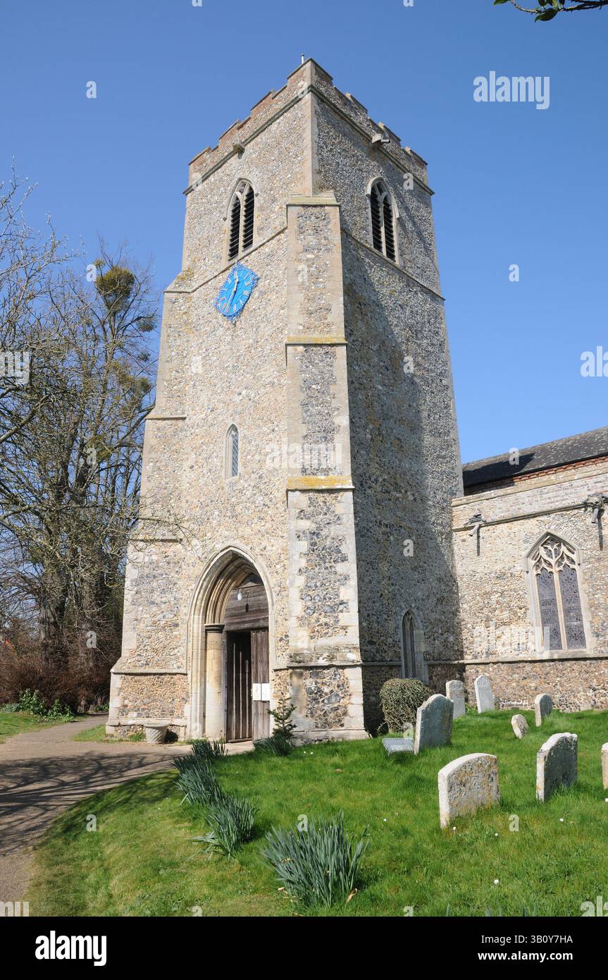 St Mary's Church, Haughley, Suffolk Stock Photo - Alamy