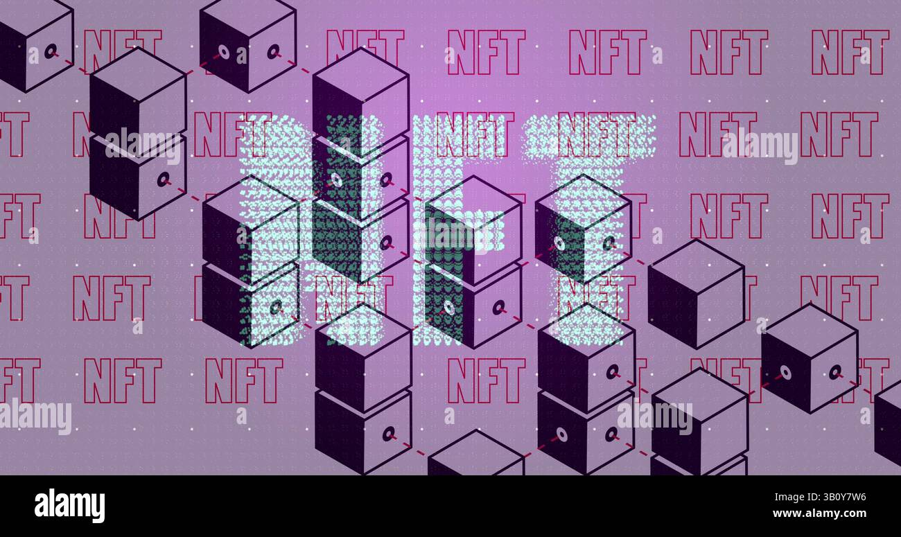 Blockchain connectivity branding hi-res stock photography and images ...