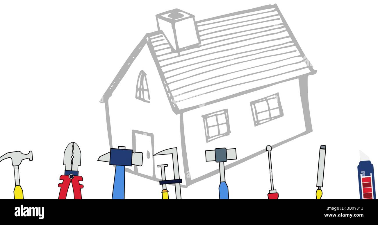 Planning tools icons hi-res stock photography and images - Alamy