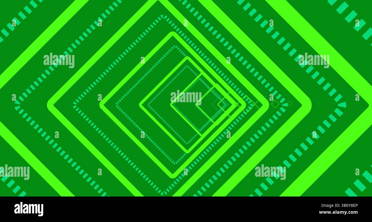 Animation green shapes on background hi-res stock photography and ...