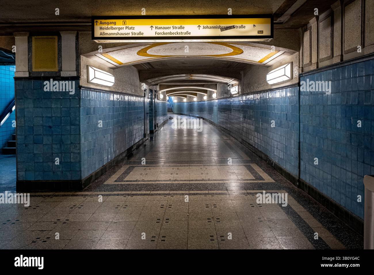 U-Bahn Heidelberger Platz. One of the Most Beautifull U-Bahn Stations of Berlin, Germany is ...