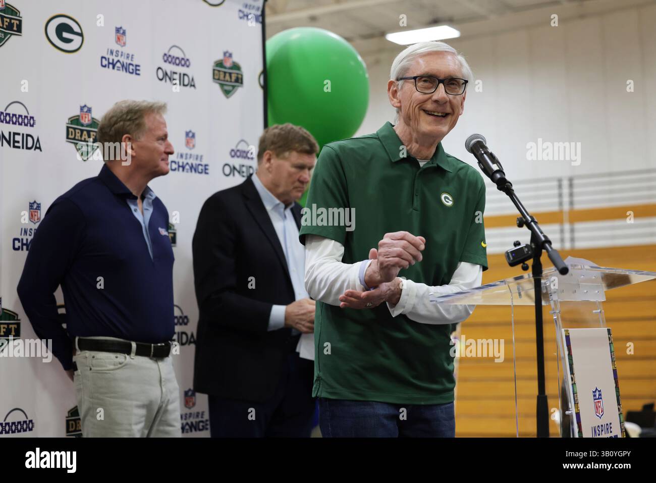 Wisconsin governor Tony Evers speaks at the Inspire Change Digital ...