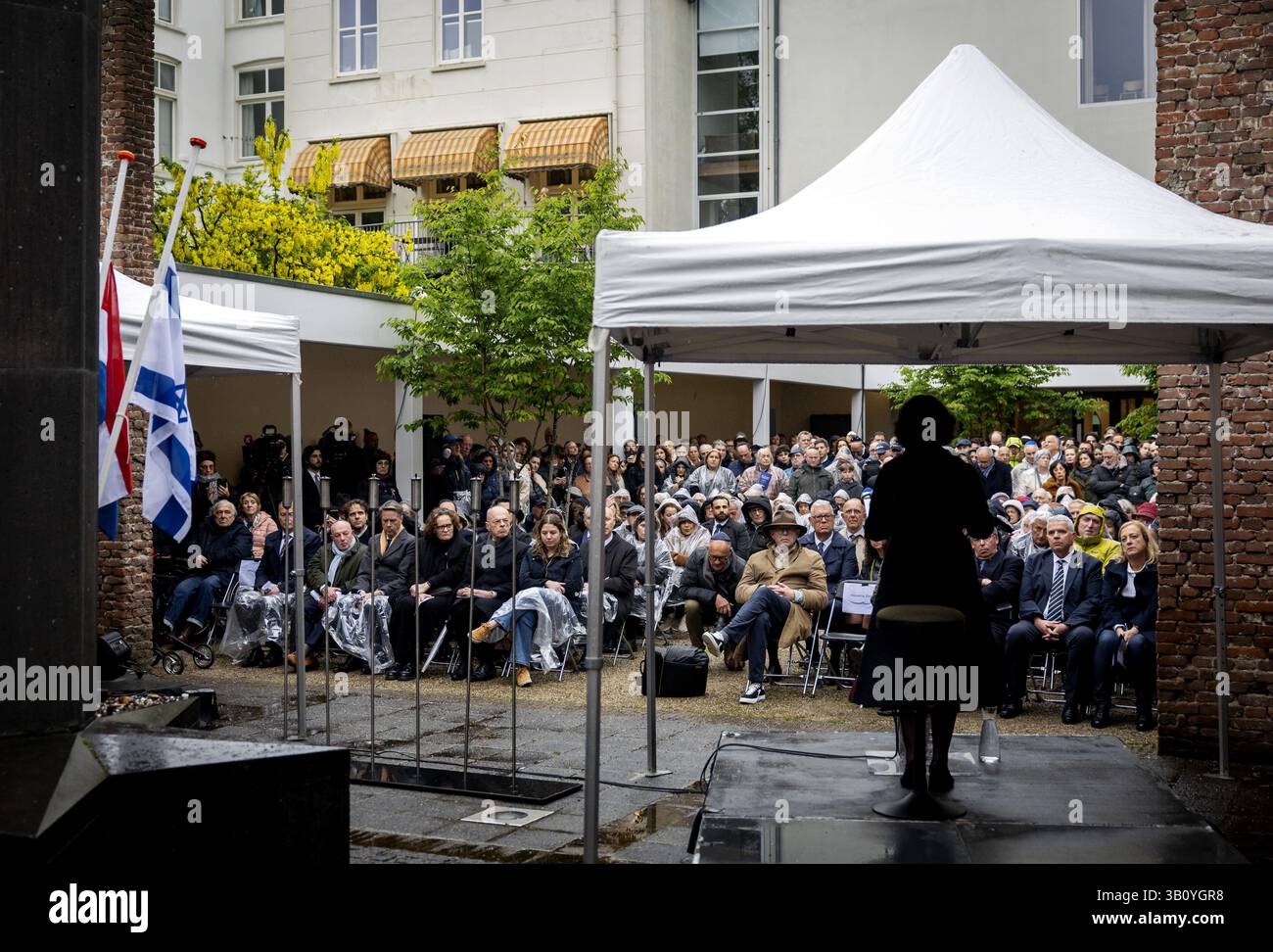 AMSTERDAM - Mayor Femke Halsema during the Yom Hashjoa commemoration at ...