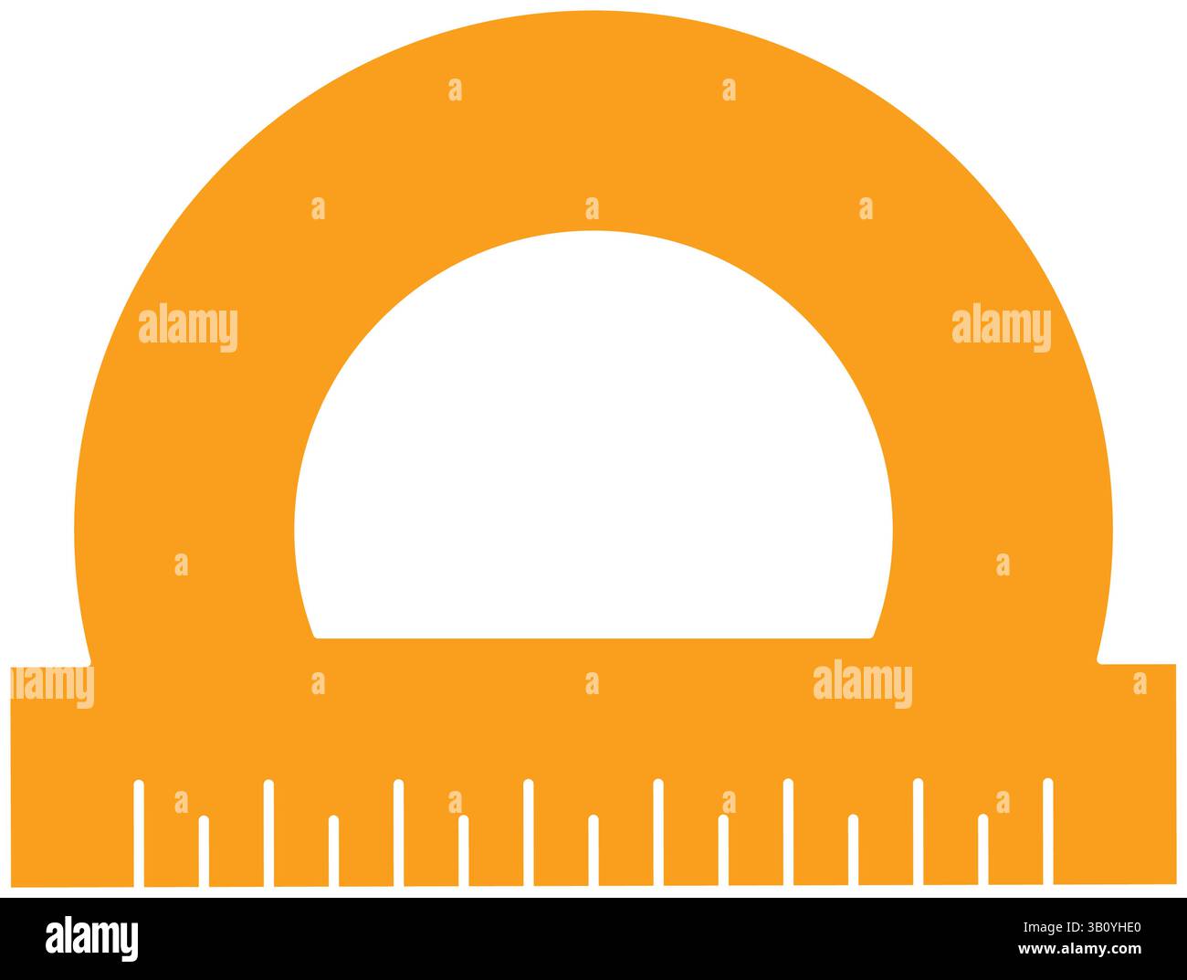 Blue protractor outline. Vector illustration Stock Vector Image & Art ...