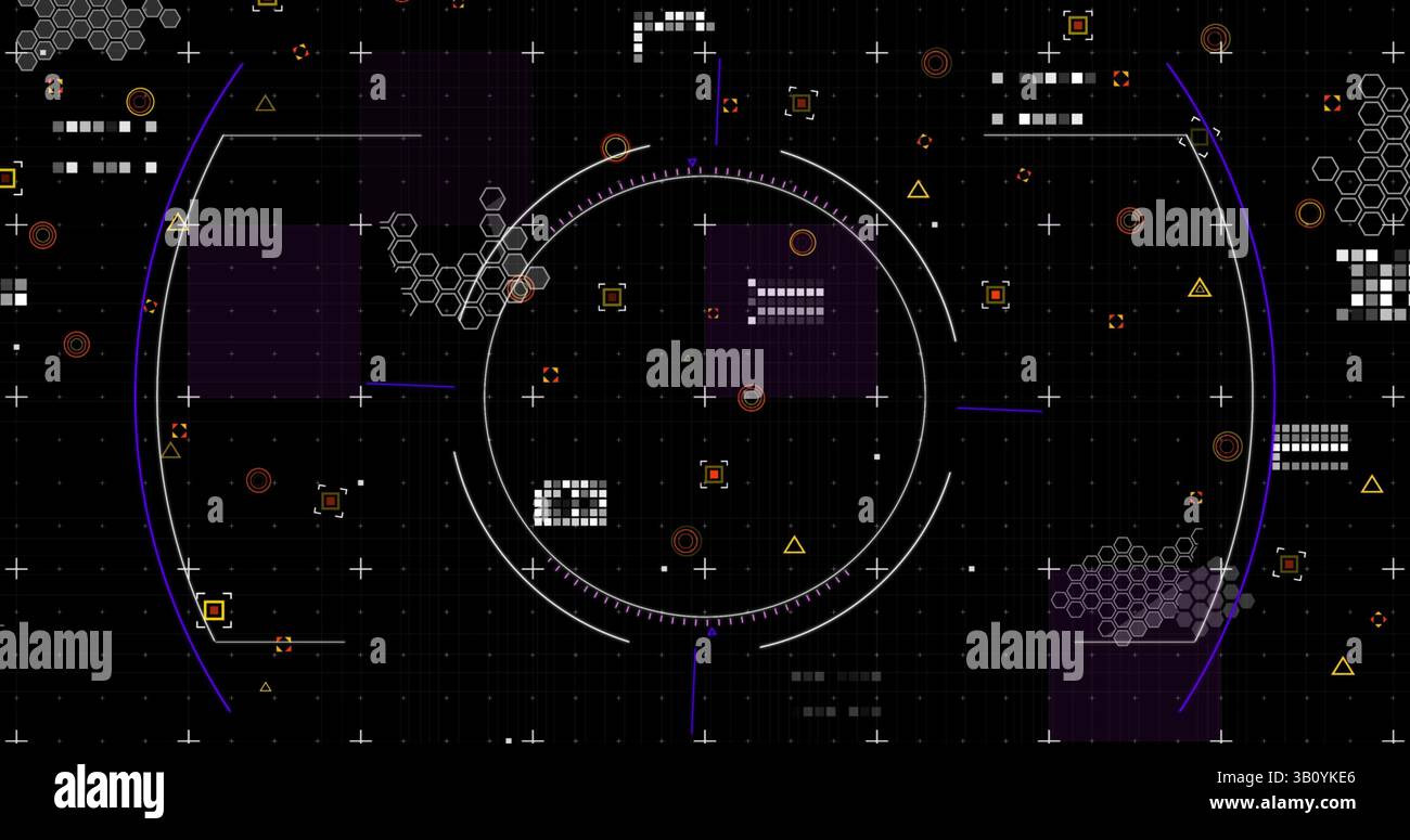 Scope scanning over world map hi-res stock photography and images - Alamy