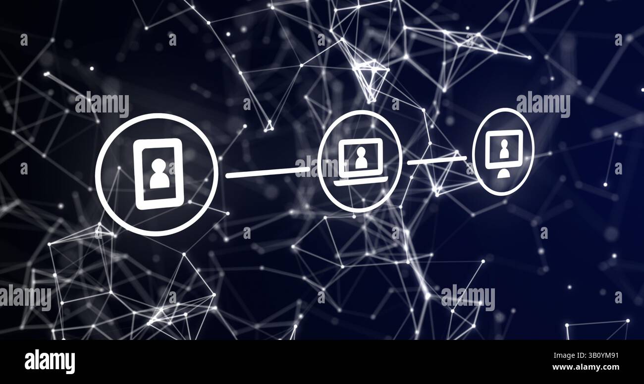 Cloud computing network connections hi-res stock photography and images ...
