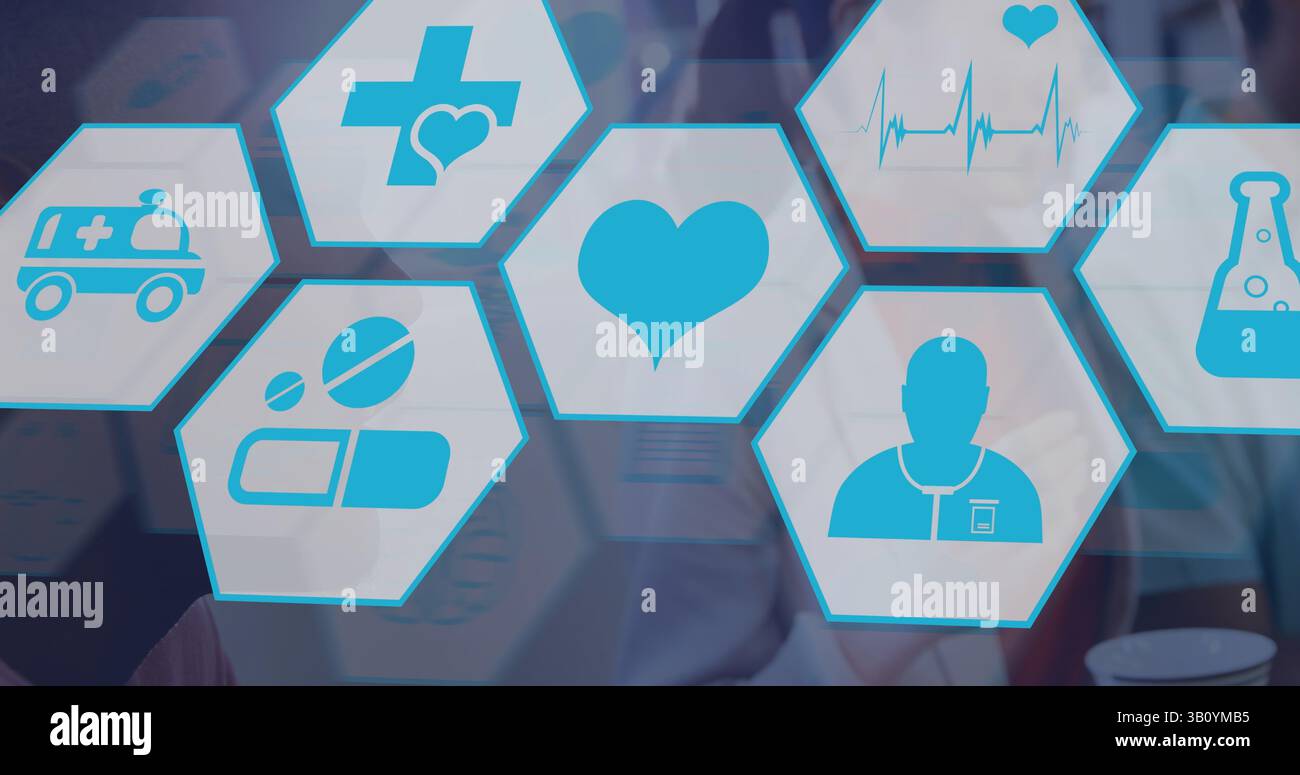 Online medical consultation icons hi-res stock photography and images ...