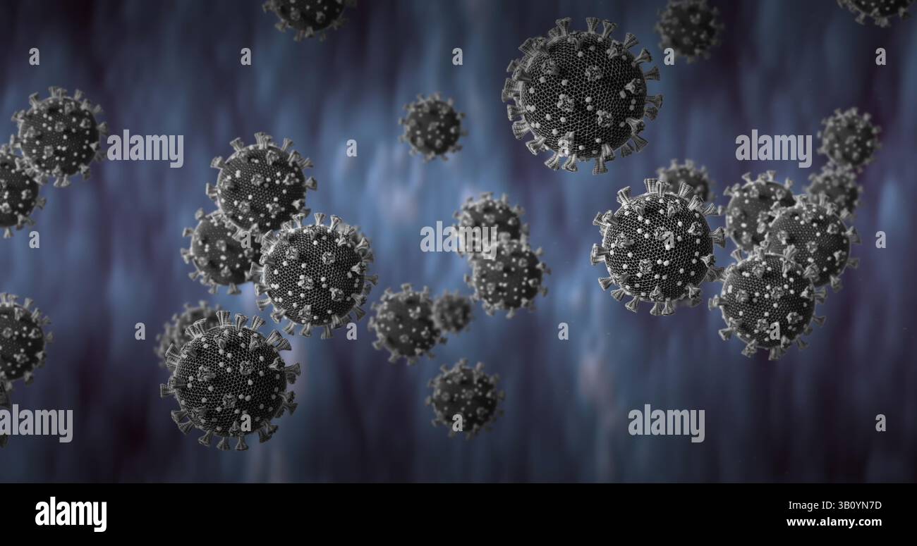 Floating cluster spherical virus hi-res stock photography and images ...