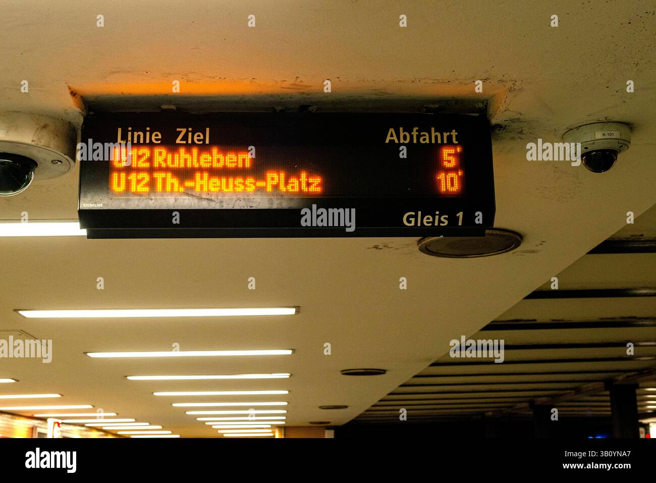 U-Bahn Station Interior. The Interior Elements of U-Bahn Station Zoologischer Garten / Bahnhof ...